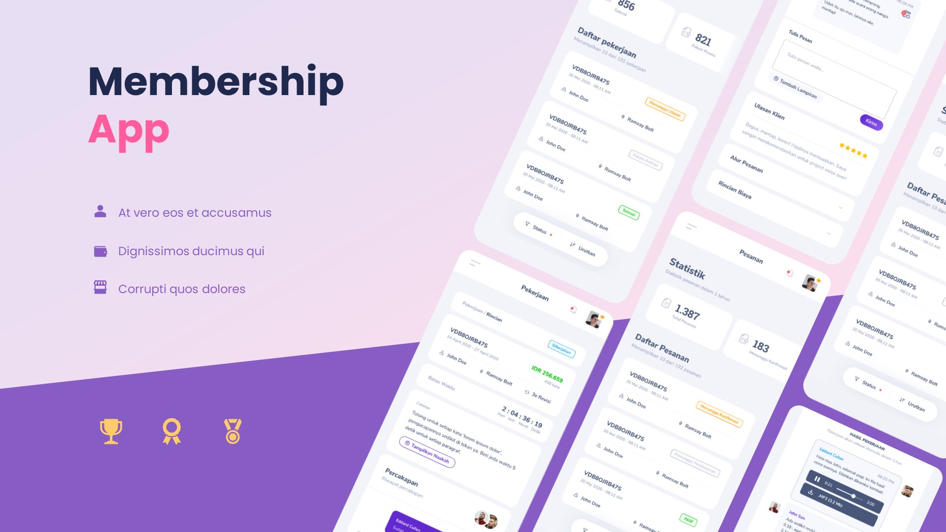UI Presentation Template by Invima Studio on Dribbble