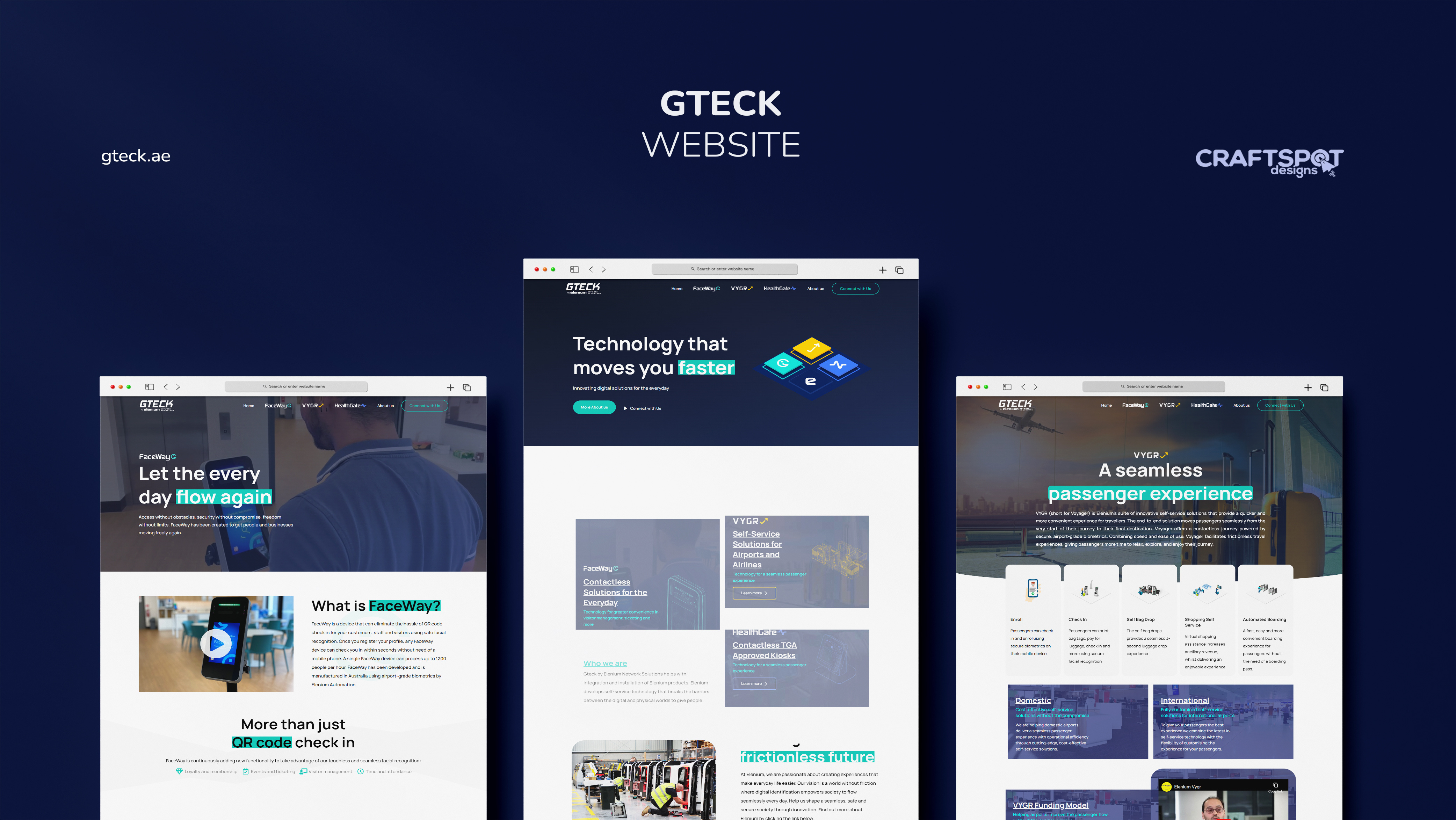 Technical Website design by Craftspot Designs on Dribbble