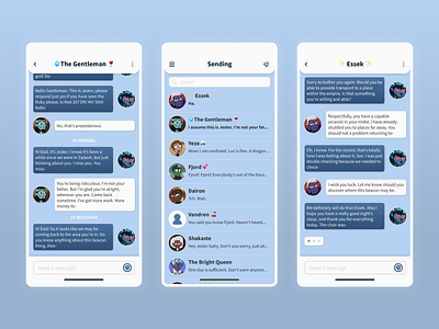 Daily UI #013 - Direct Message by airah on Dribbble