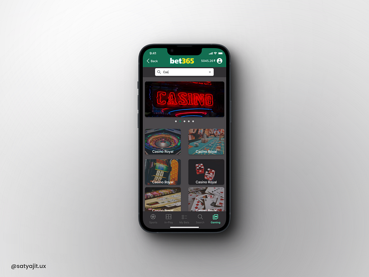 Bet365 Redesigned by Satyajit Mane on Dribbble