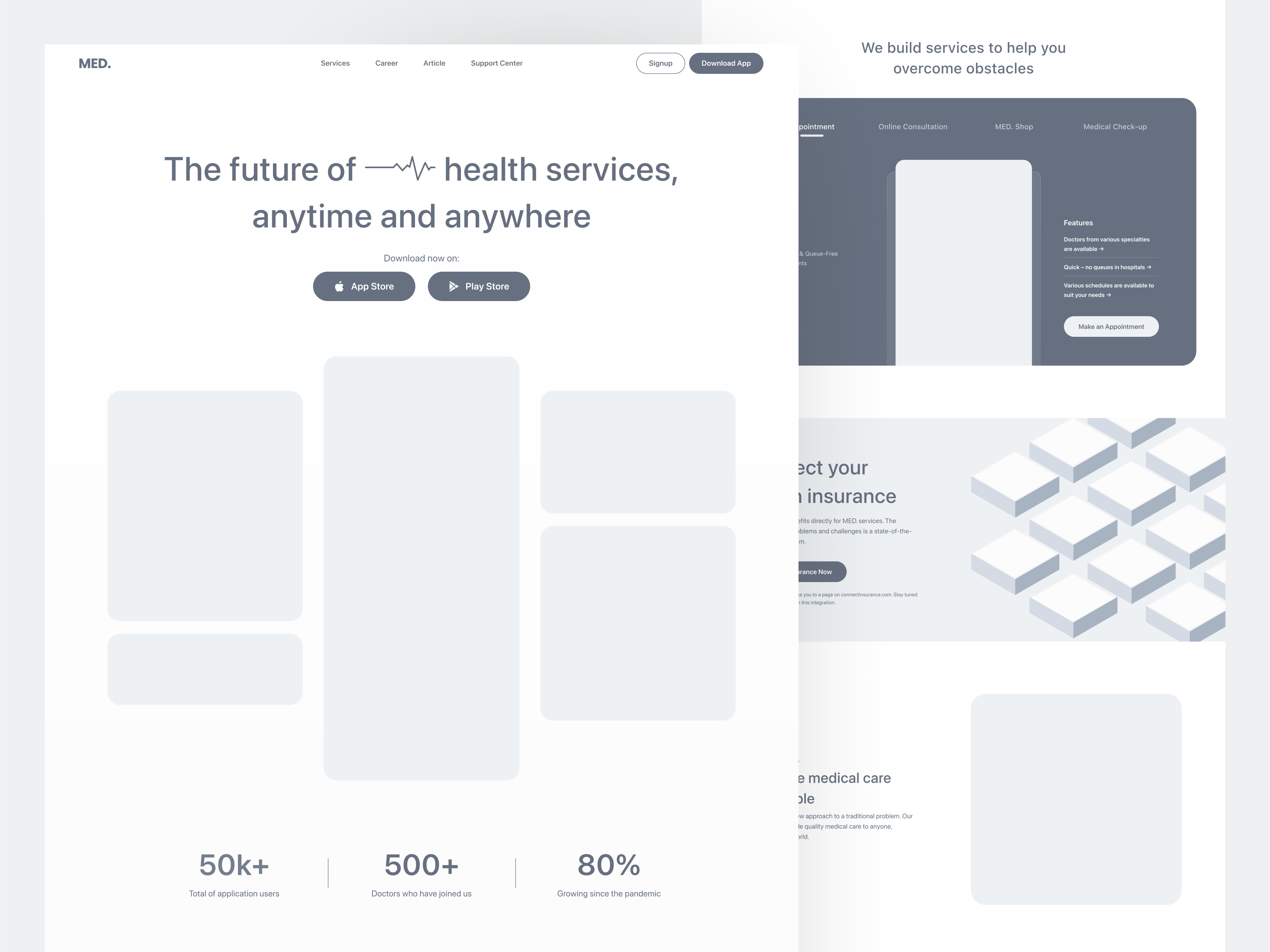 Healthcare - Landing Page by Dipa UI/UX for Dipa Inhouse on Dribbble