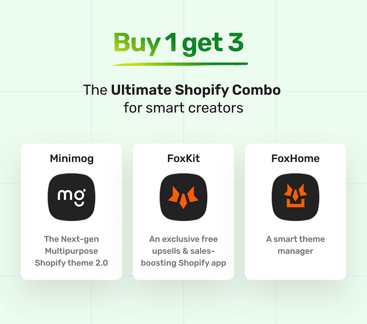 Minimog - The Next Generation Shopify Theme by New Designs on Dribbble