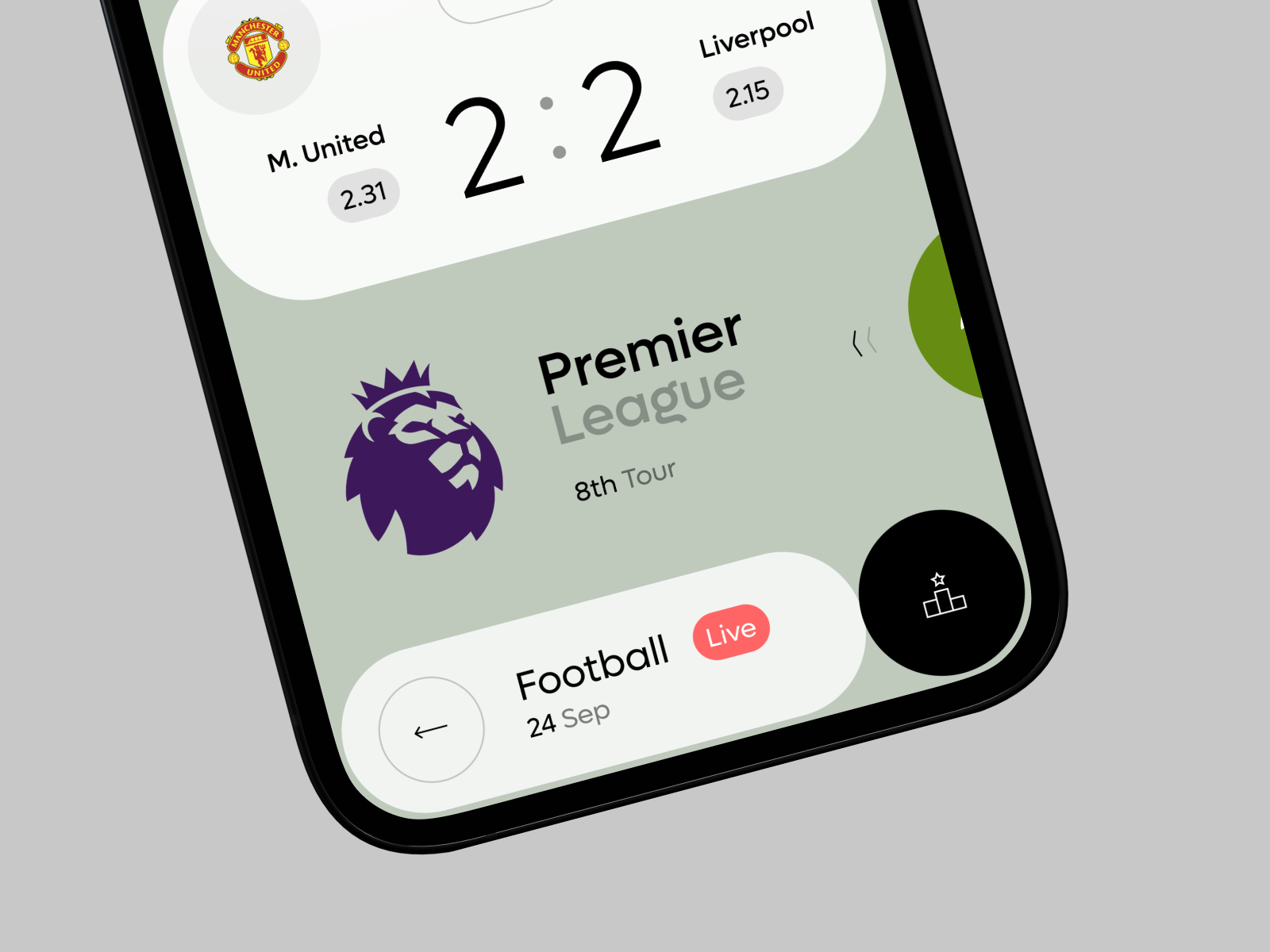 FlashScore – Live Sports Score App by RonDesignLab ⭐️ on Dribbble