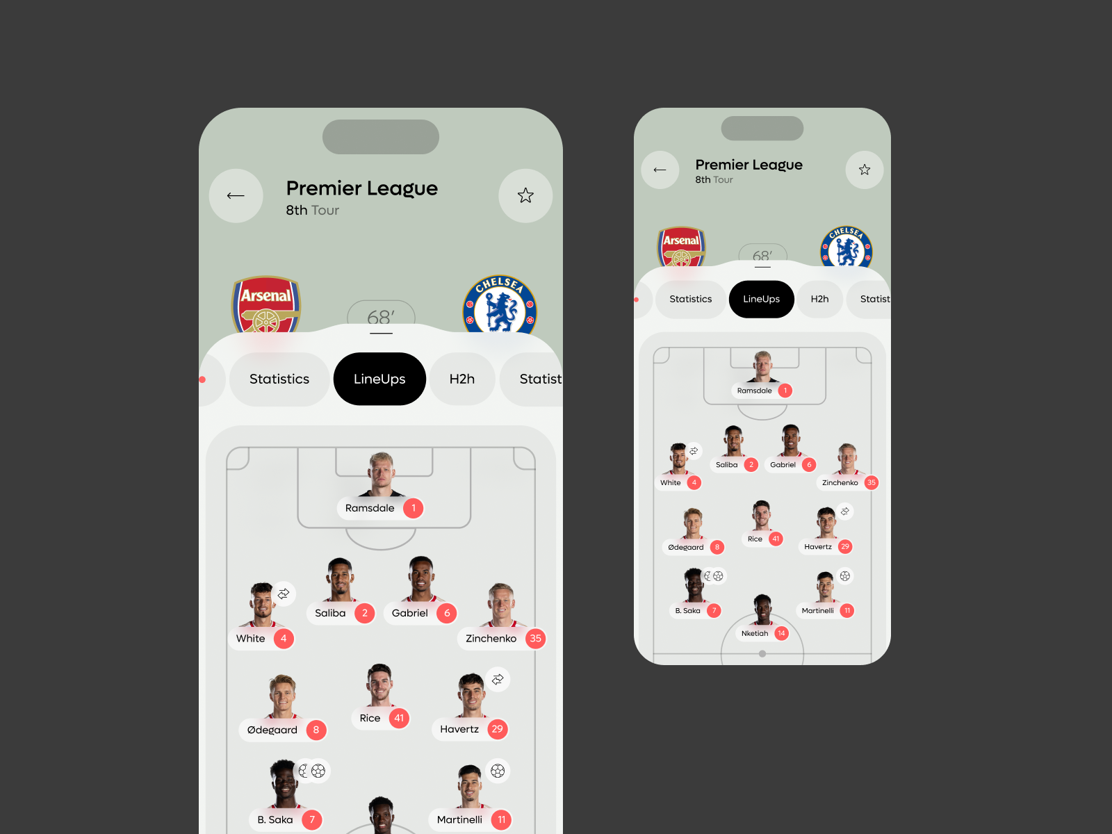 FlashScore – Live Sports Score App by RonDesignLab ⭐️ on Dribbble