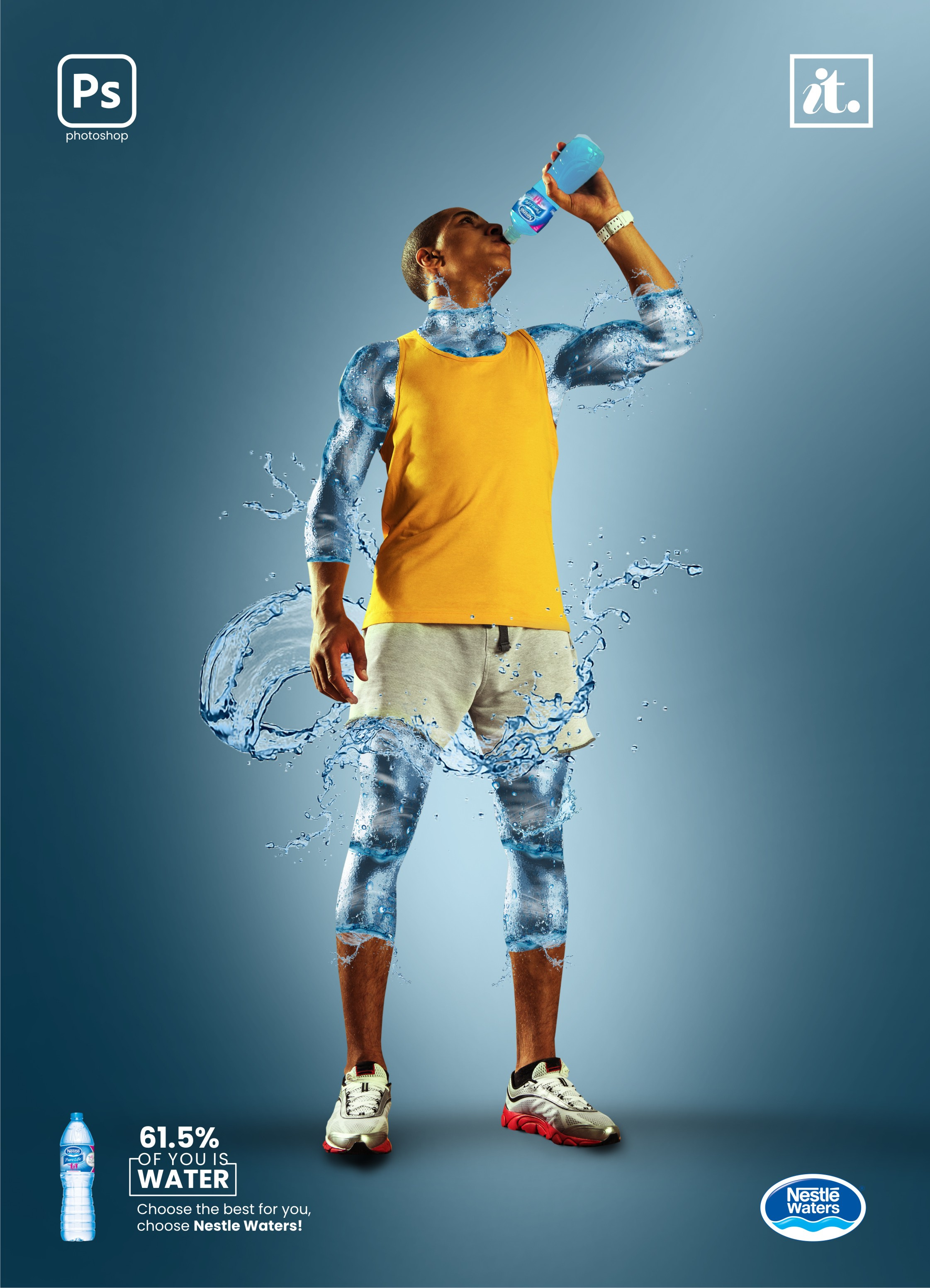 h20 water Product Design (Nestle Waters) by tunecxino on Dribbble