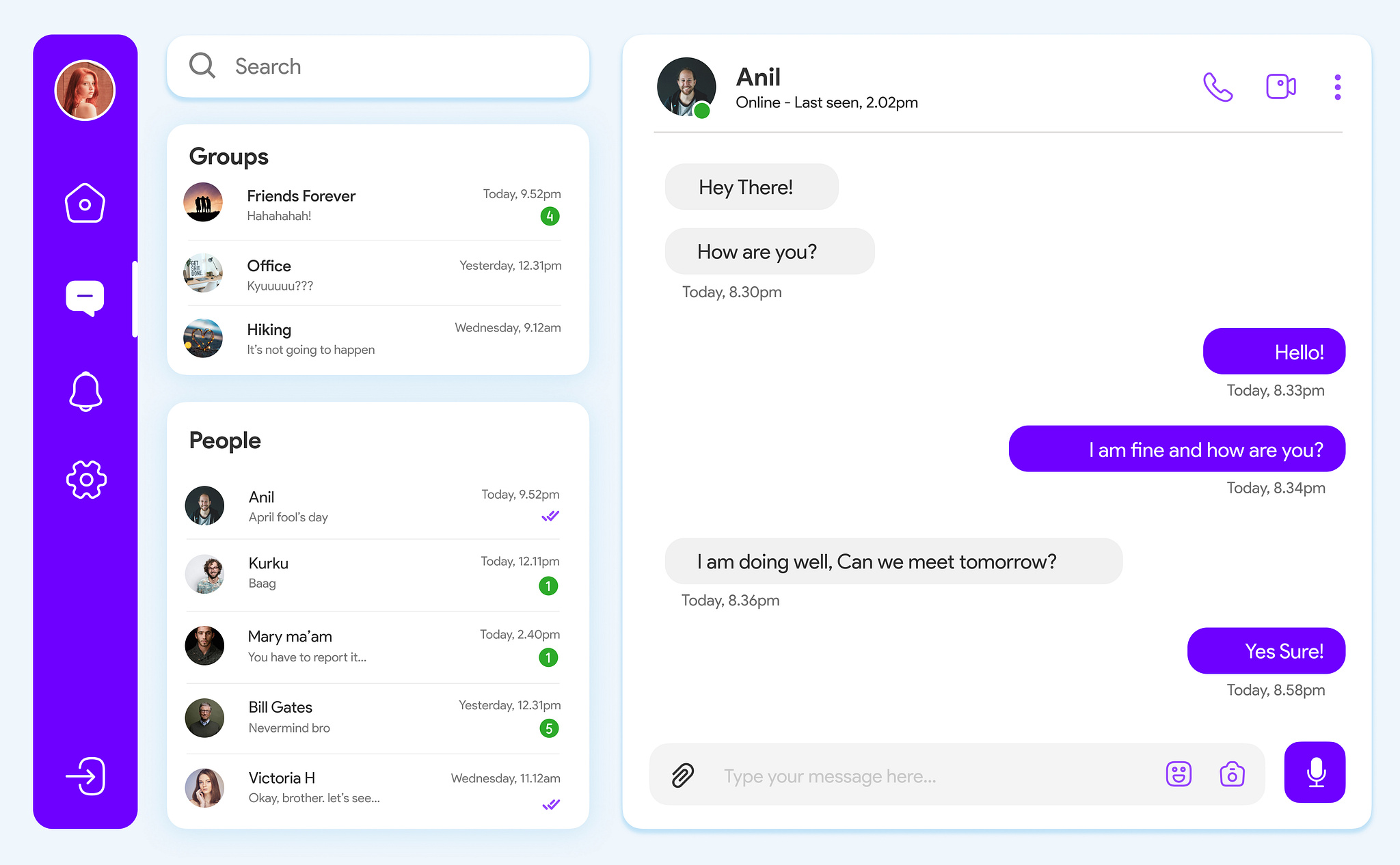 Messaging Dashboard UI by Appretive Infotech on Dribbble