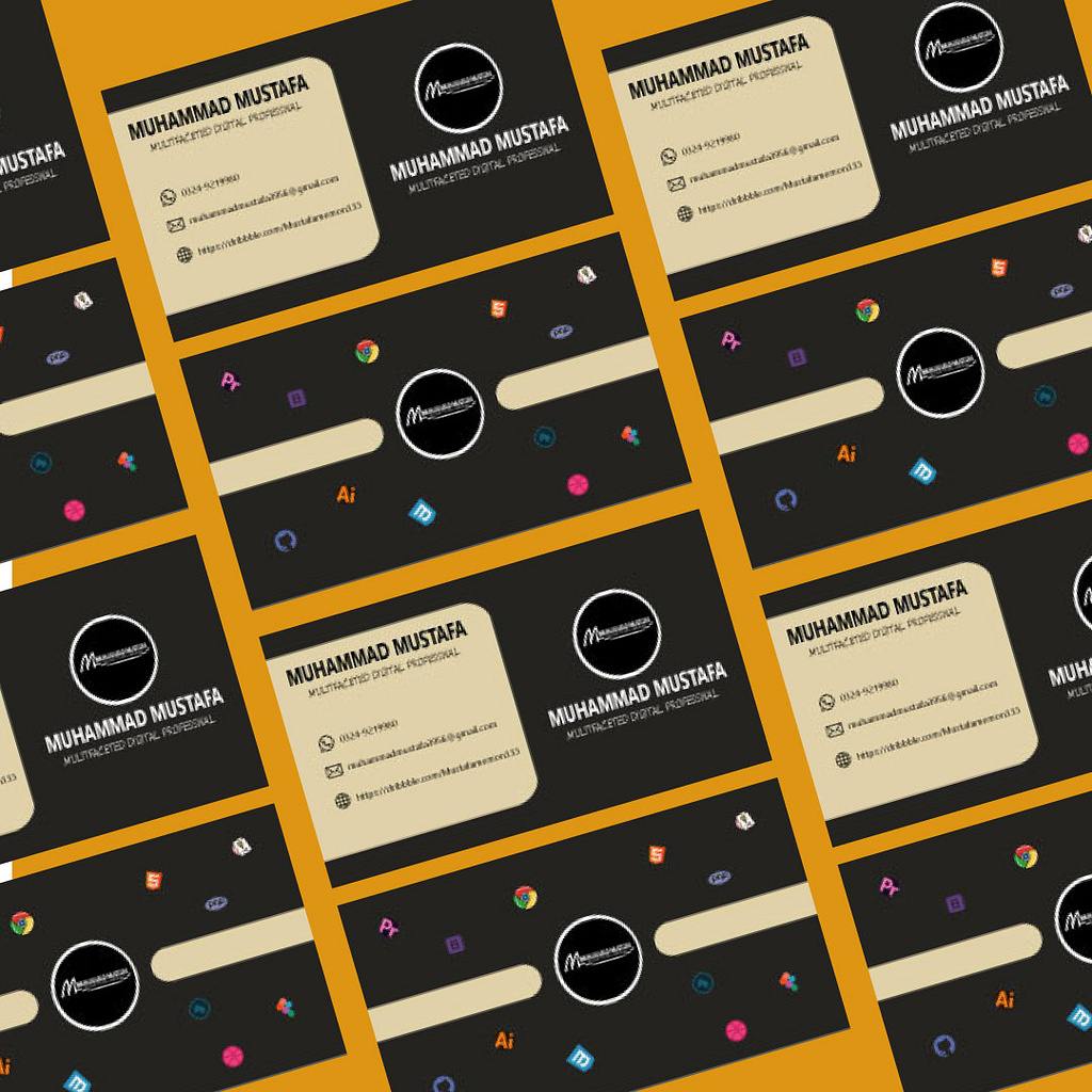 Visiting Card Design (mockup) by Muhammad on Dribbble