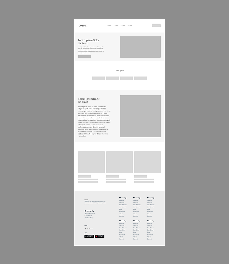 wireframe desktop by zeynep on Dribbble