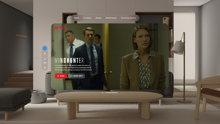 Netflix. Spatial Design by Grisha Dyakiv on Dribbble