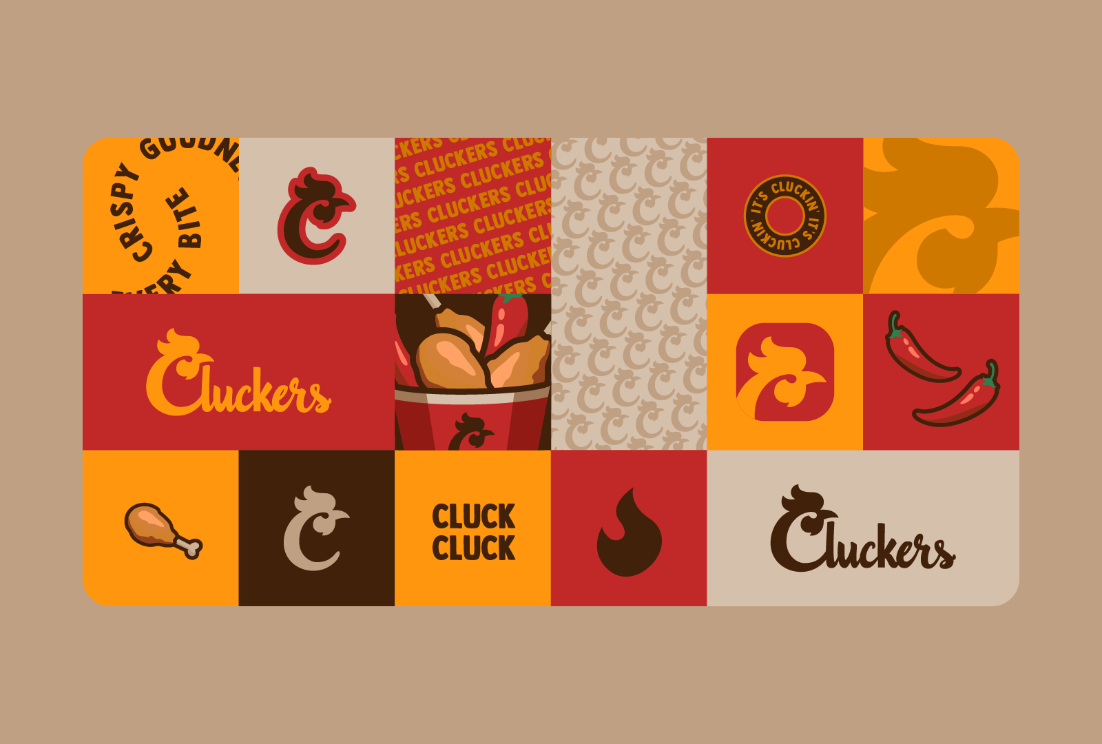 Crispy Goodness, Every Bite: Cluckers Branding Delight! by INDUSTRIA ...