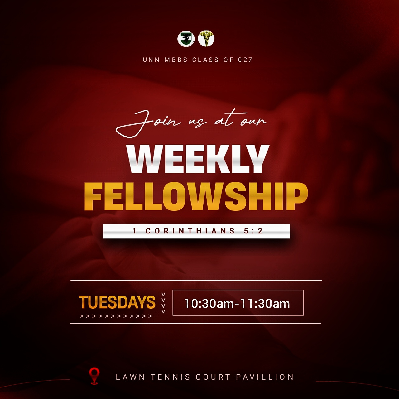 Flyer for a Christian fellowship by Asomba Nmesoma Confidence on Dribbble