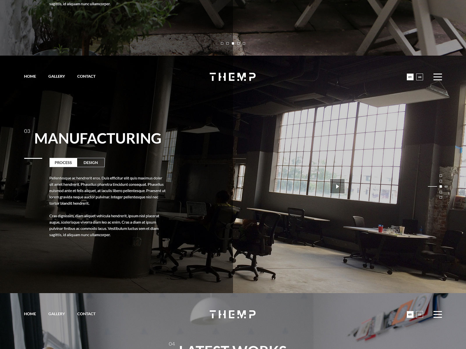 Themp - Homepage by Info Science Labs on Dribbble