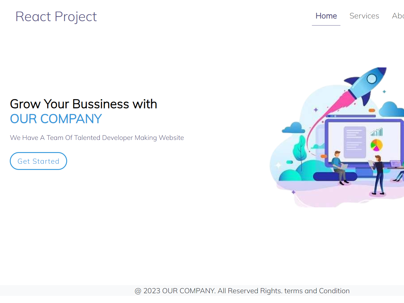 React.js Project (FRONT END) by Sohaib Amjad on Dribbble
