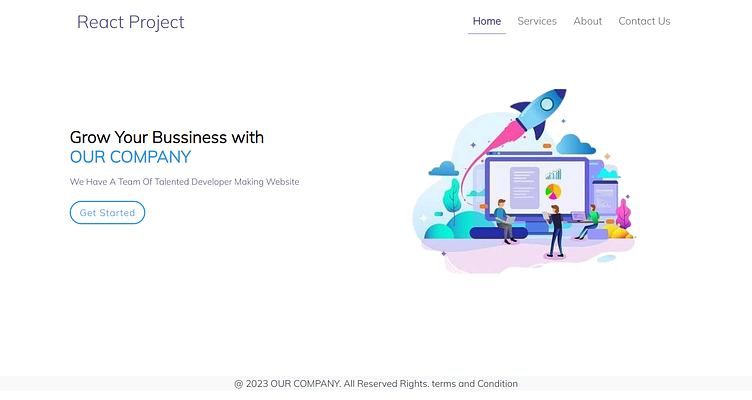 React Js Project Front End By Sohaib Amjad On Dribbble