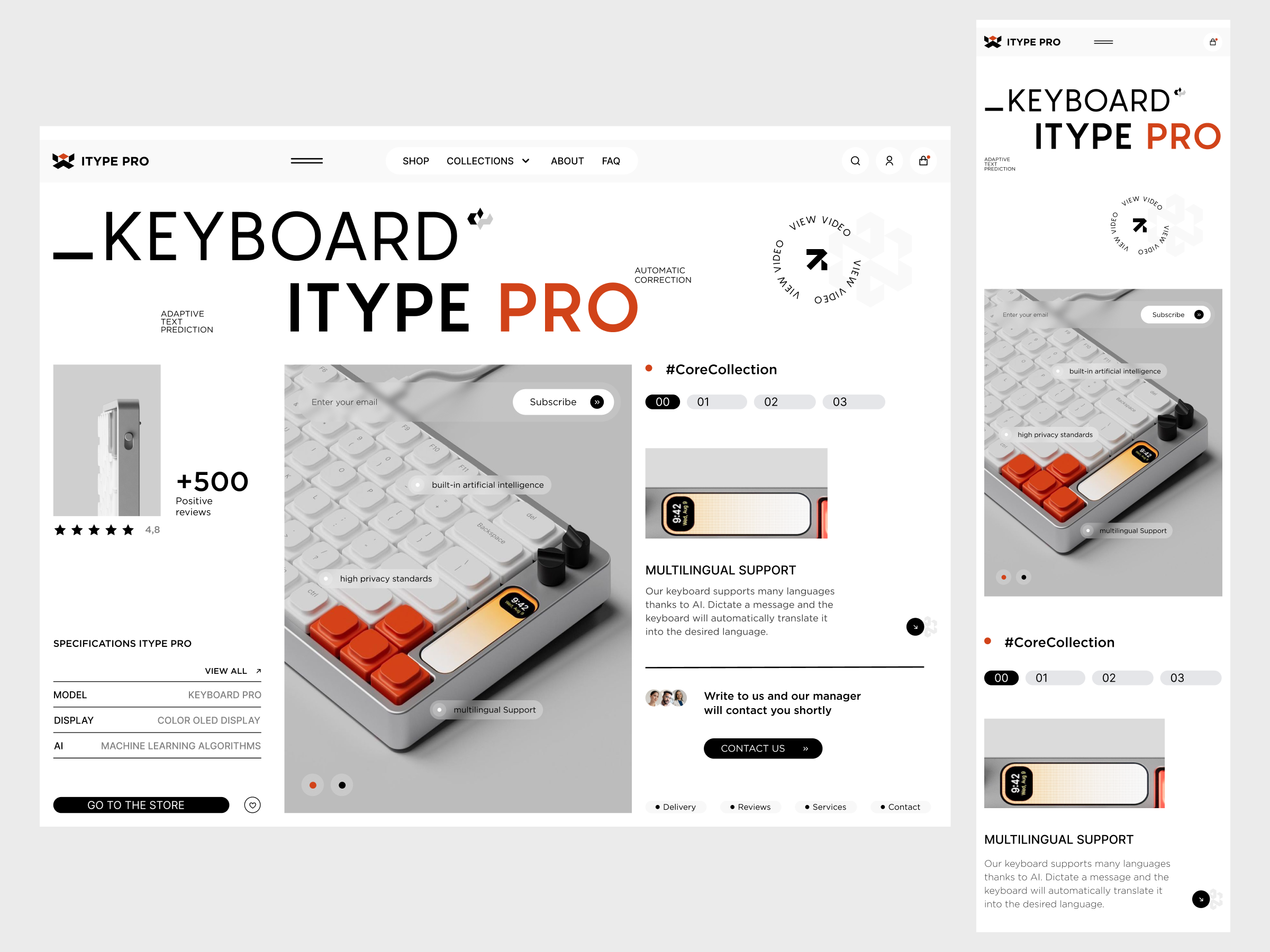 ITYPE PRO - Ecommerce Website by Awsmd on Dribbble