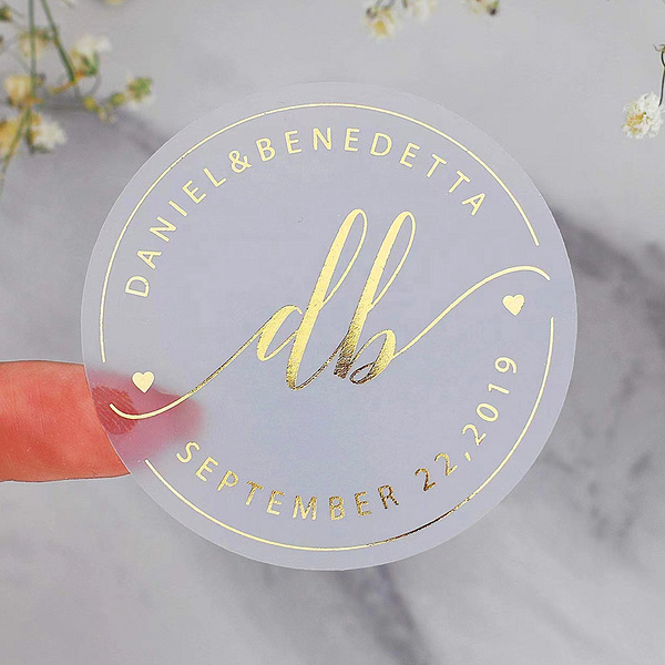 Custom-Printed Translucent Logo Stickers by Tags N Labels on Dribbble