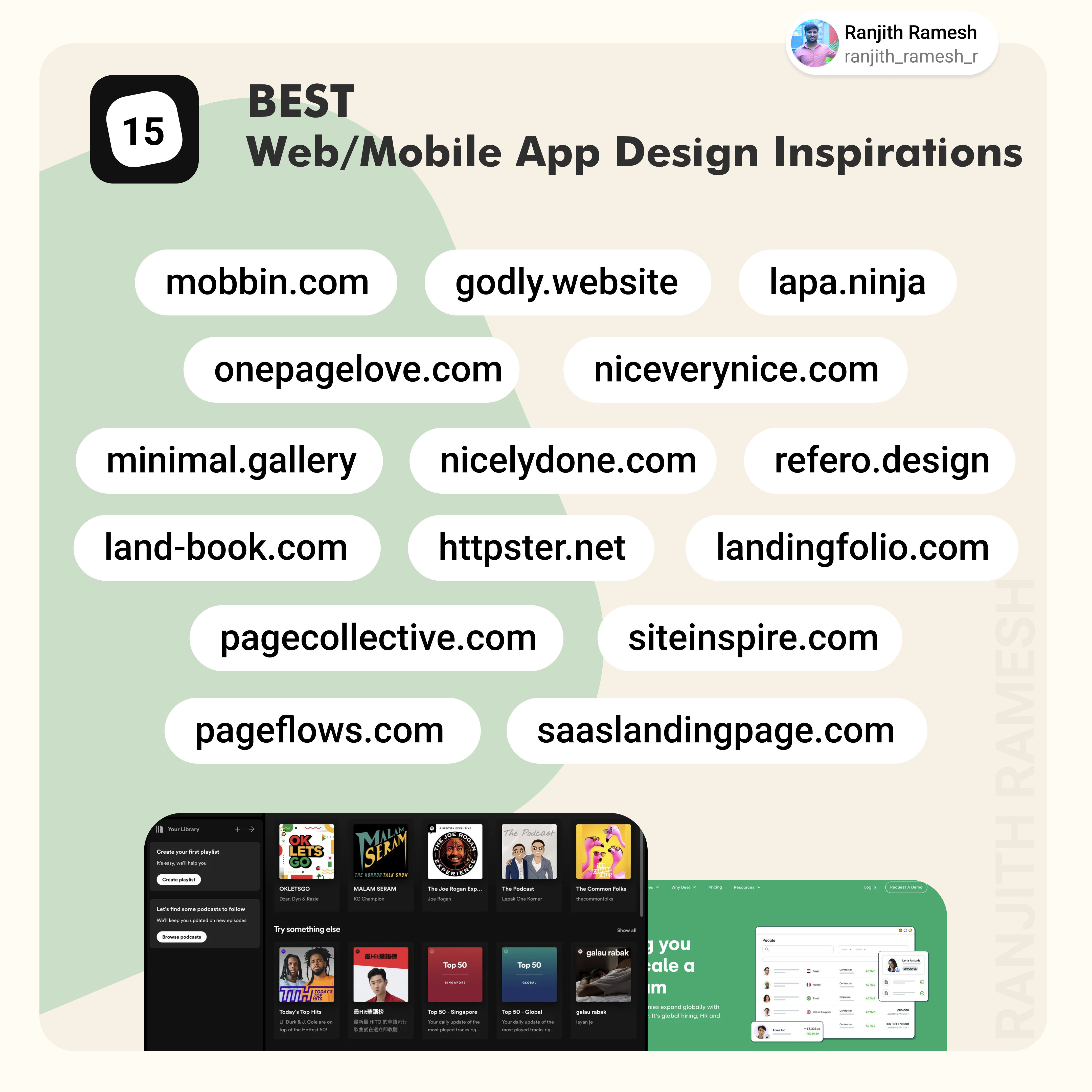 15 best web and mobile app design inspiration platforms by Ranjith ...