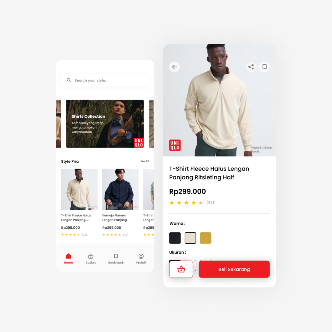 Uniqlo App by Zuhdi Assyafi on Dribbble