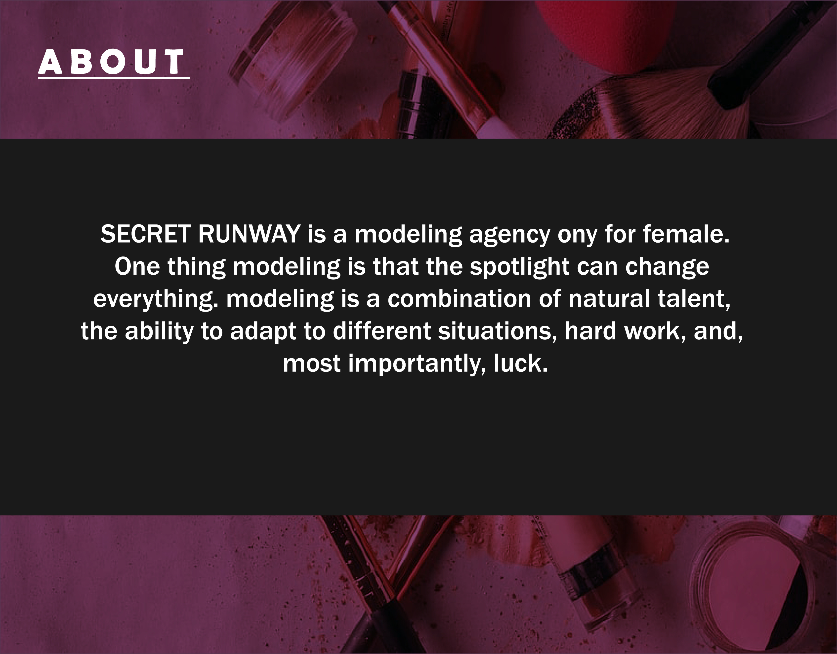 Modeling Agency logo by SjCreations on Dribbble