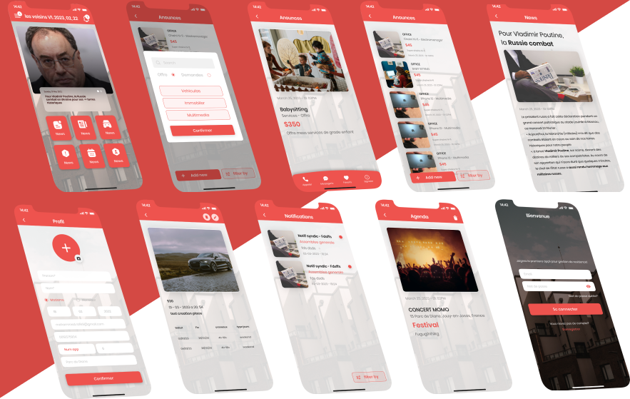 Resident Solution App UI by Abu Bakar Badar on Dribbble