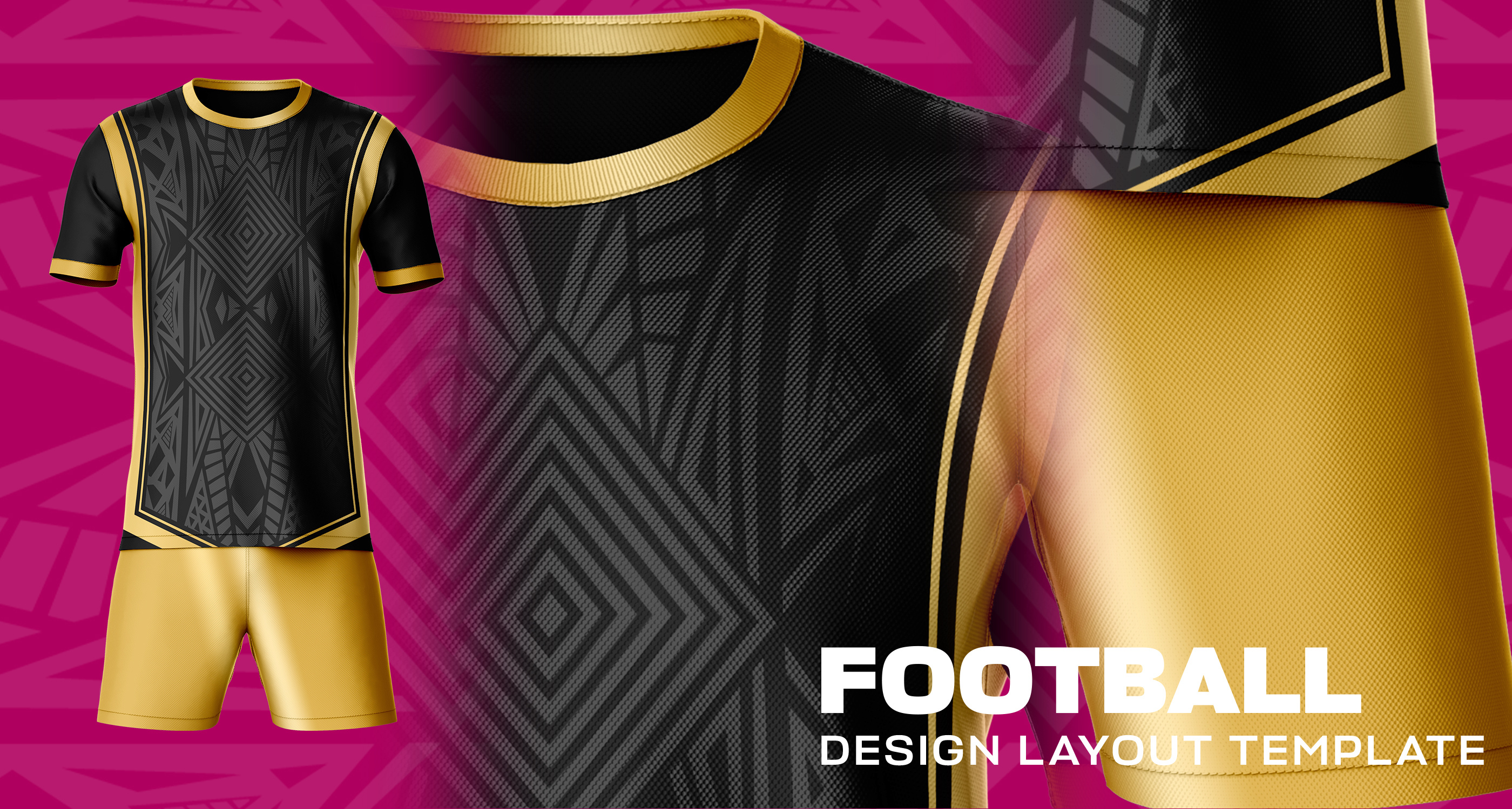 ABSTRACT SHAPES JERSEY TEMPLATE DESIGN by Ilham Mubarok (Iham) on Dribbble