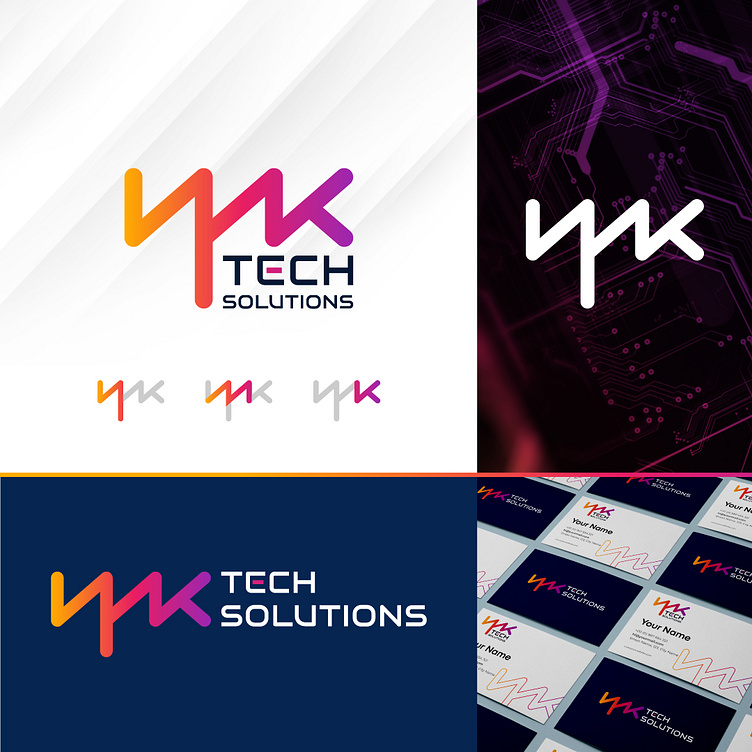 YMK Tech Solutions by Syed Danyal Ahmed on Dribbble