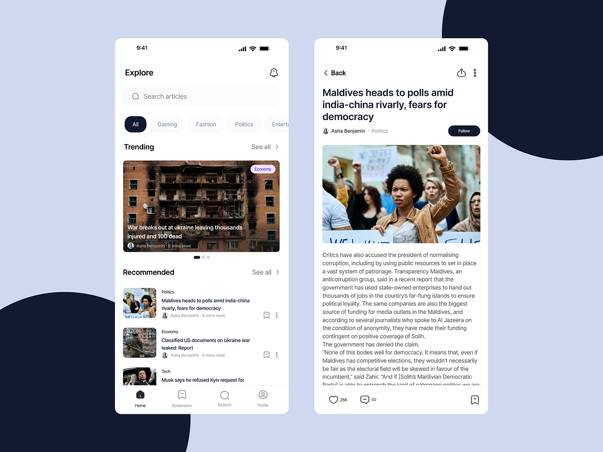 Blog App designs, themes, templates and downloadable graphic elements ...