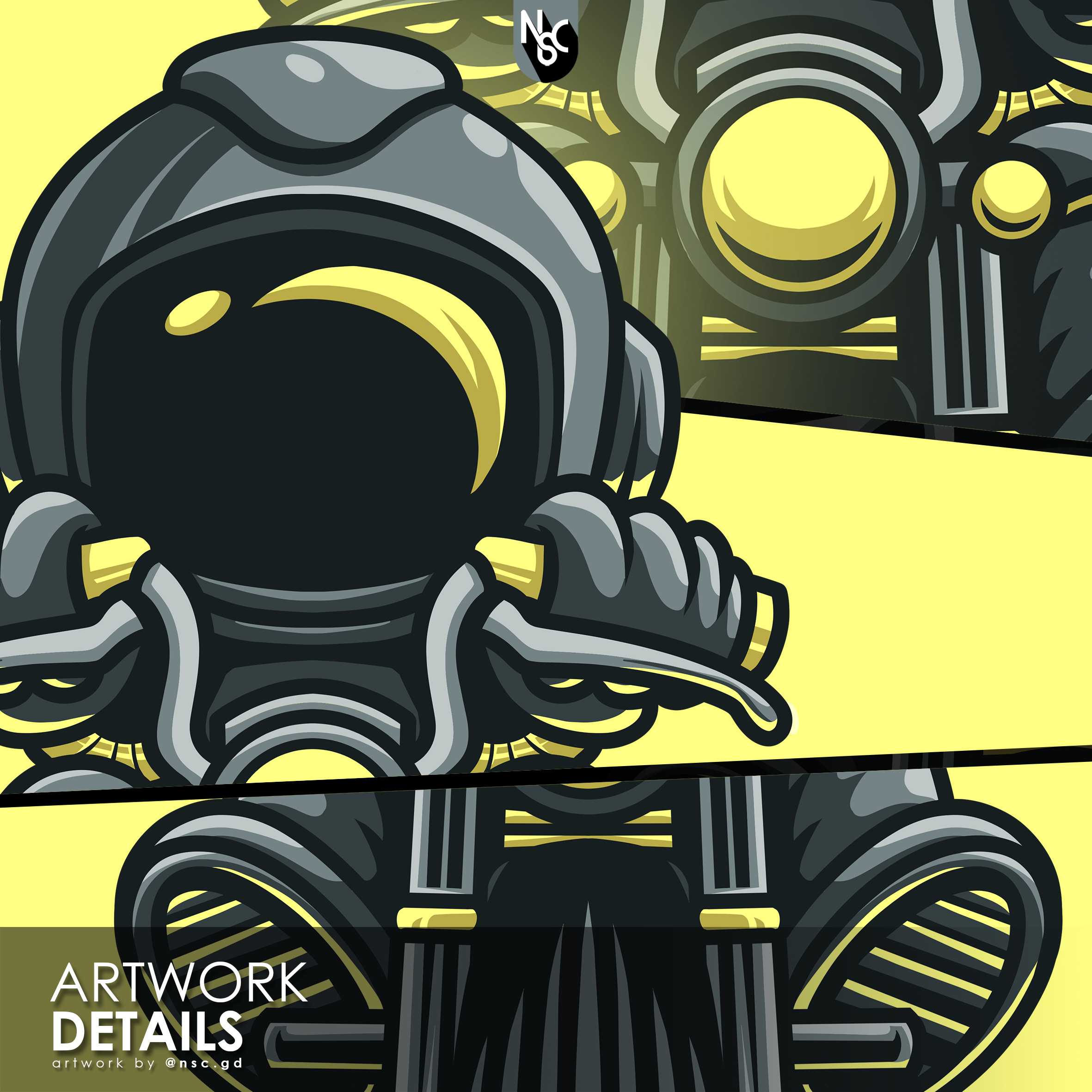 Astro Biker by NSC.gd on Dribbble