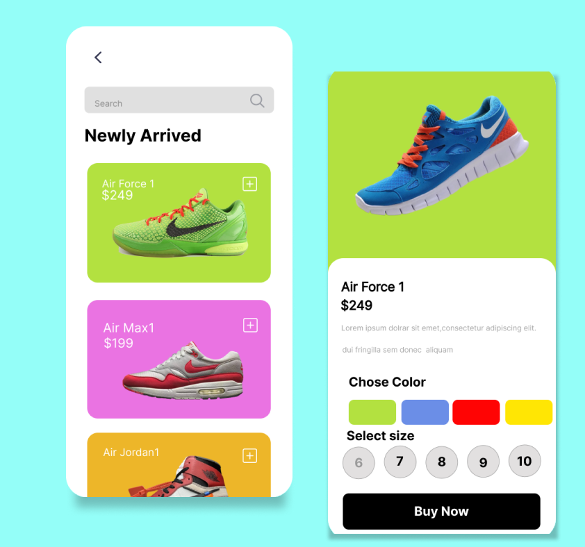 Shoes App screen Design by Saira on Dribbble