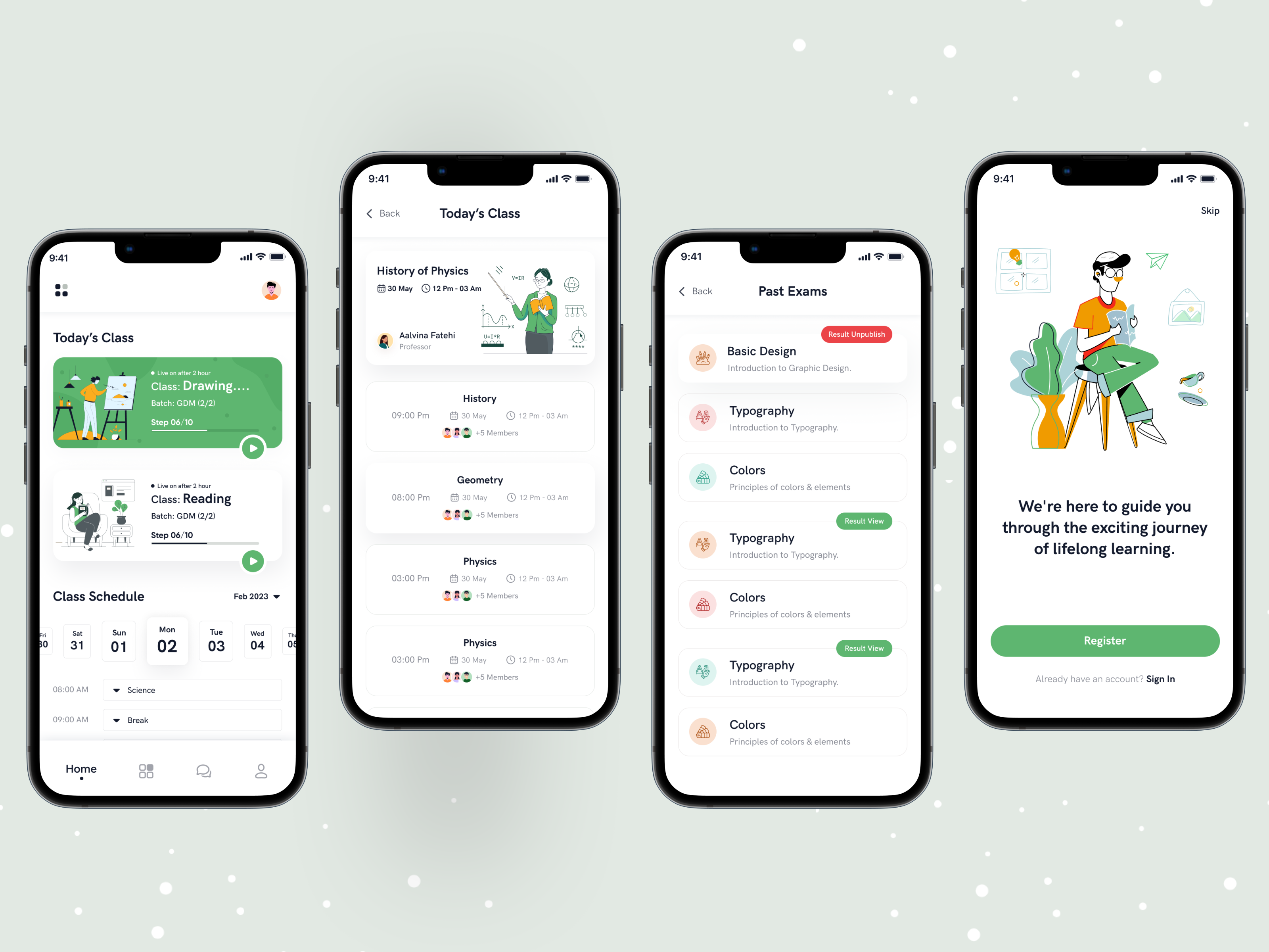Education App UI by Ofspace UX/UI on Dribbble