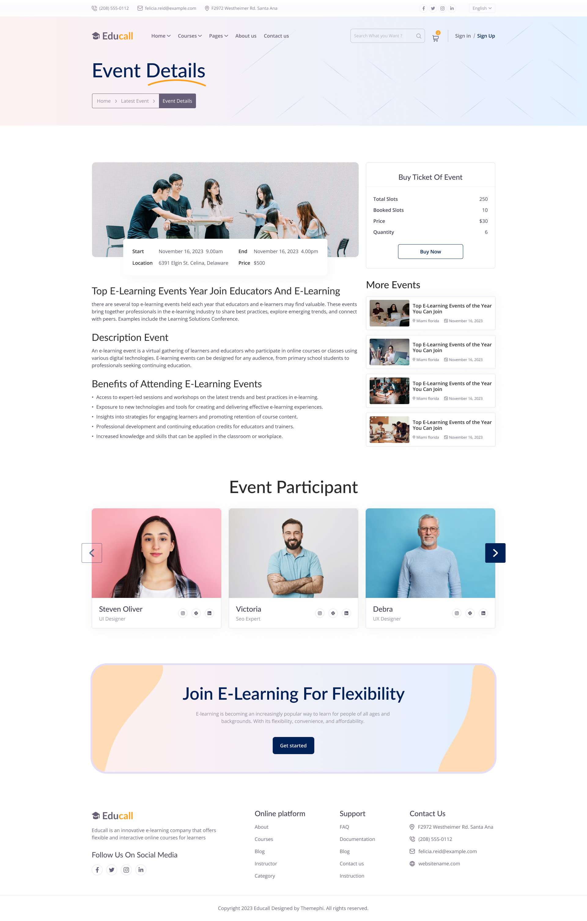 Online Education & Learning Management System Figma Template by Asraful ...