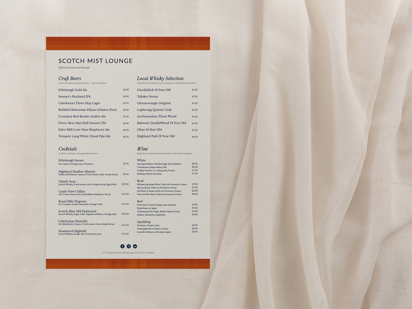 The Saltire Inn | Design Assets by Nikki Morell on Dribbble