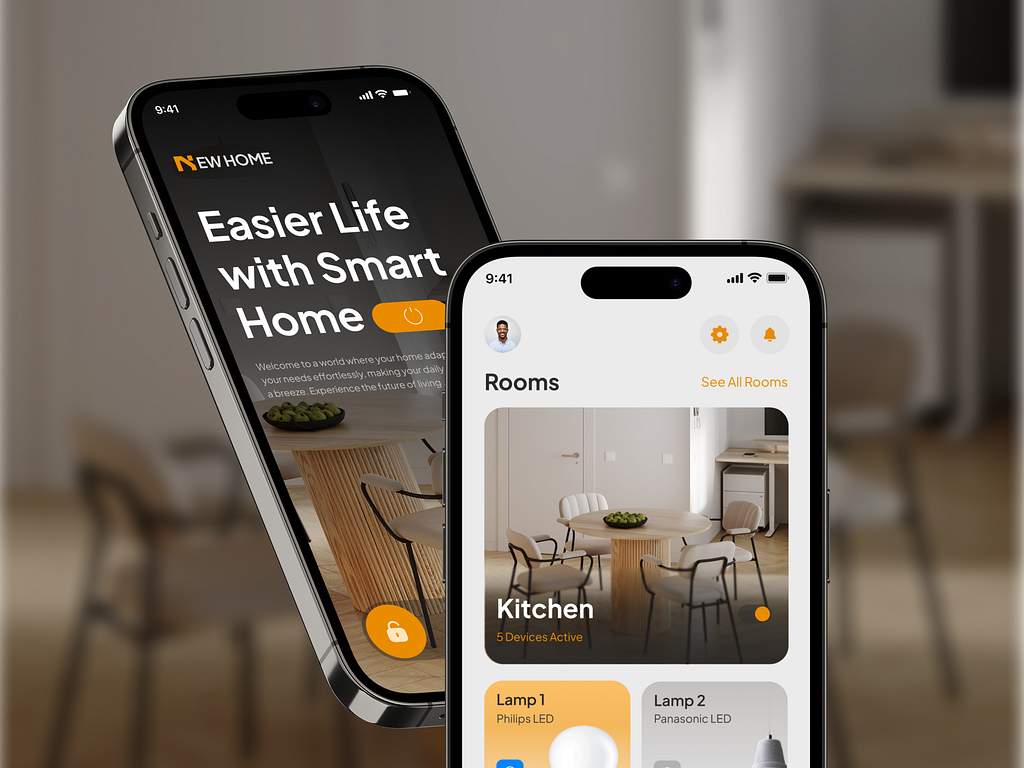 NEW HOME - Smart Home Mobile App by Reka Rahayu for Sans Brothers on ...