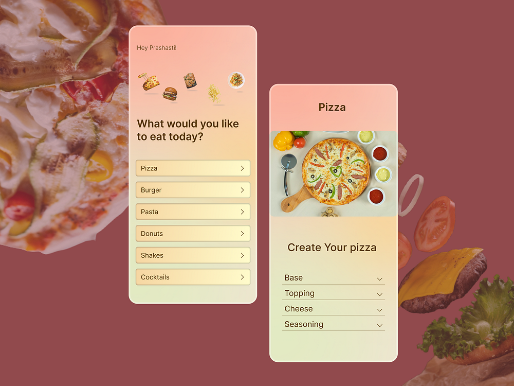 Food Ordering App designs, themes, templates and downloadable graphic ...