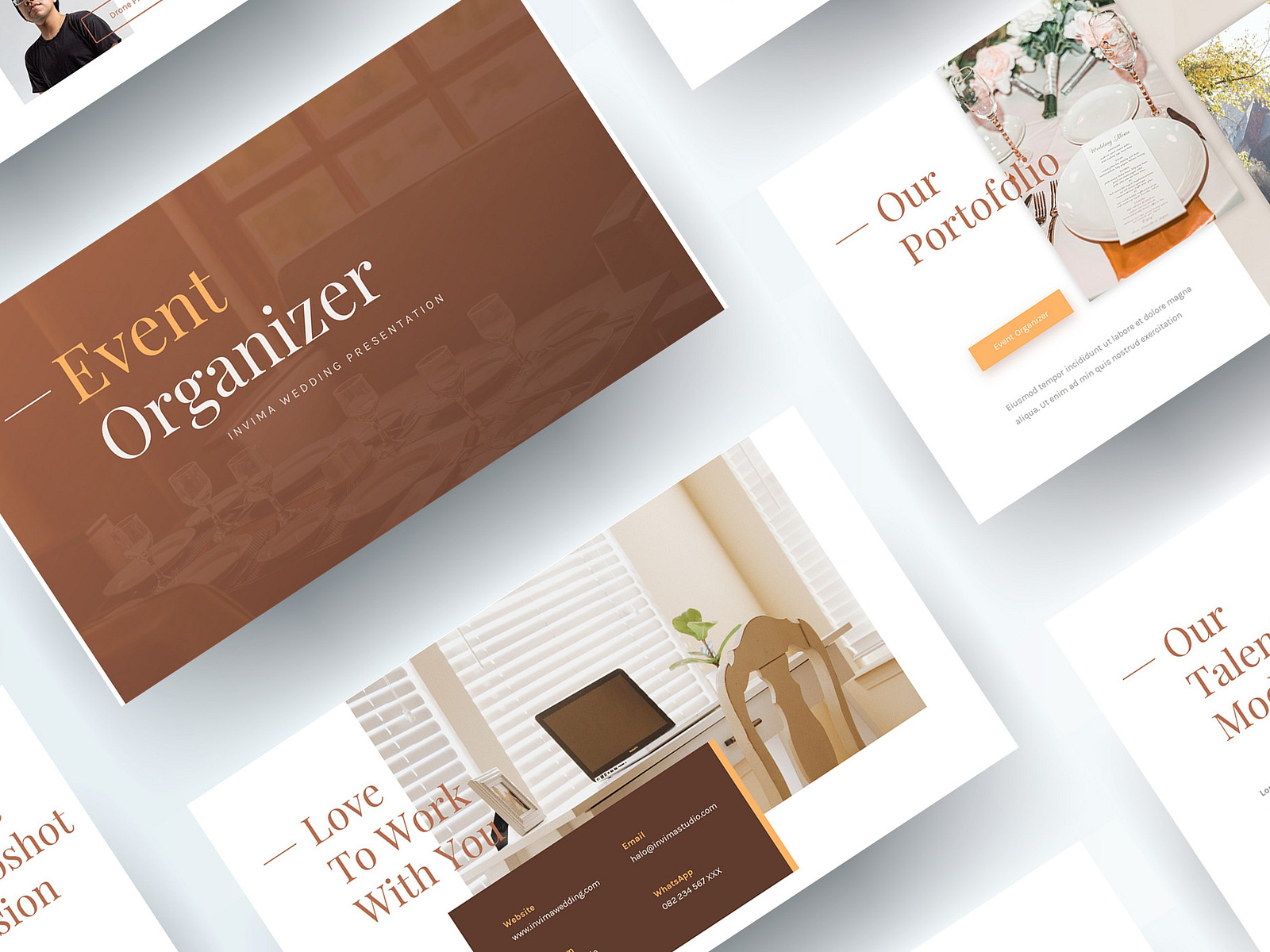 Event Organizer Presentation Design by Invima Studio on Dribbble