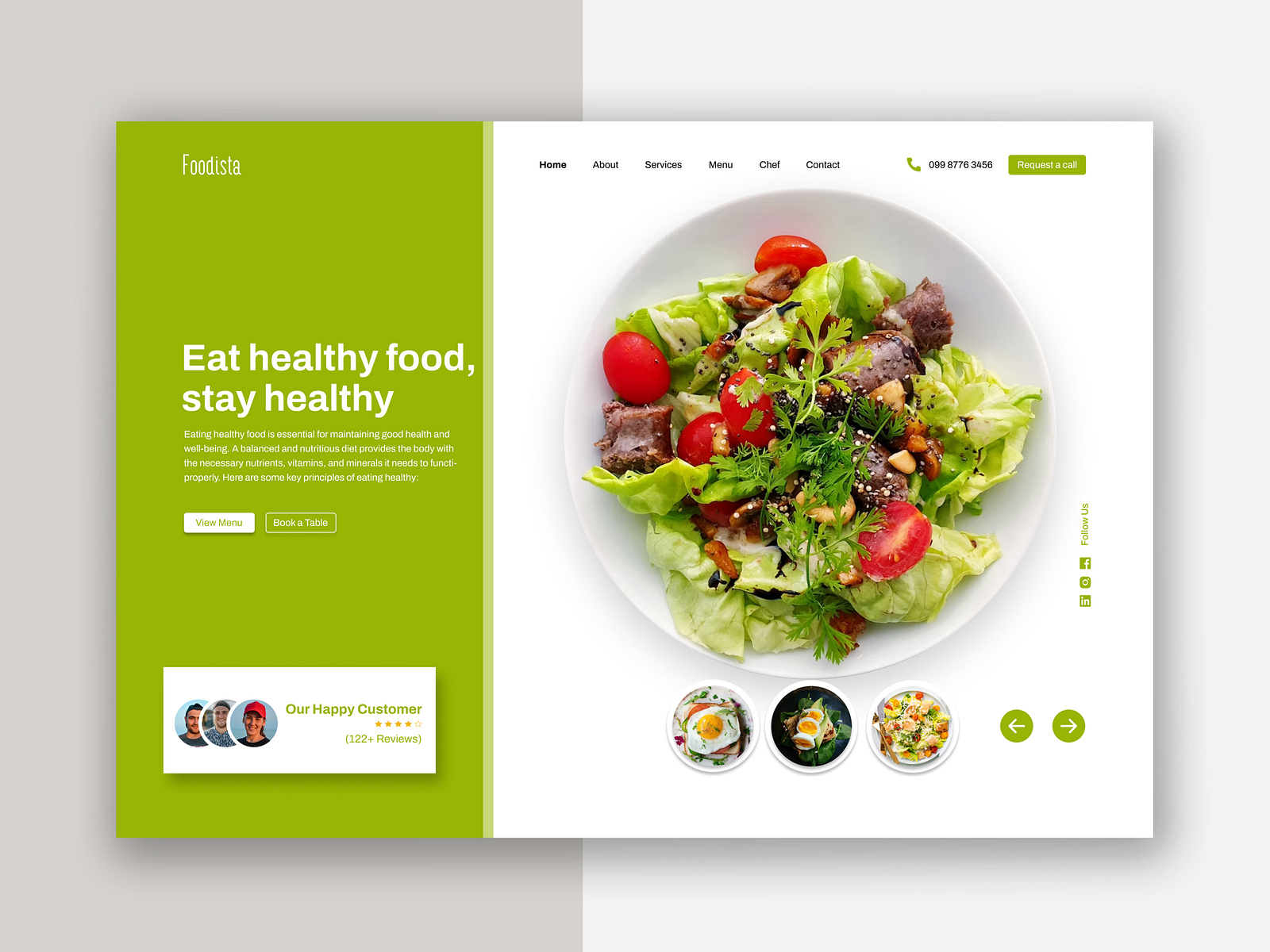 Homepage (Restaurant/Food) | Website UI Design by Tahmin Sathy on Dribbble