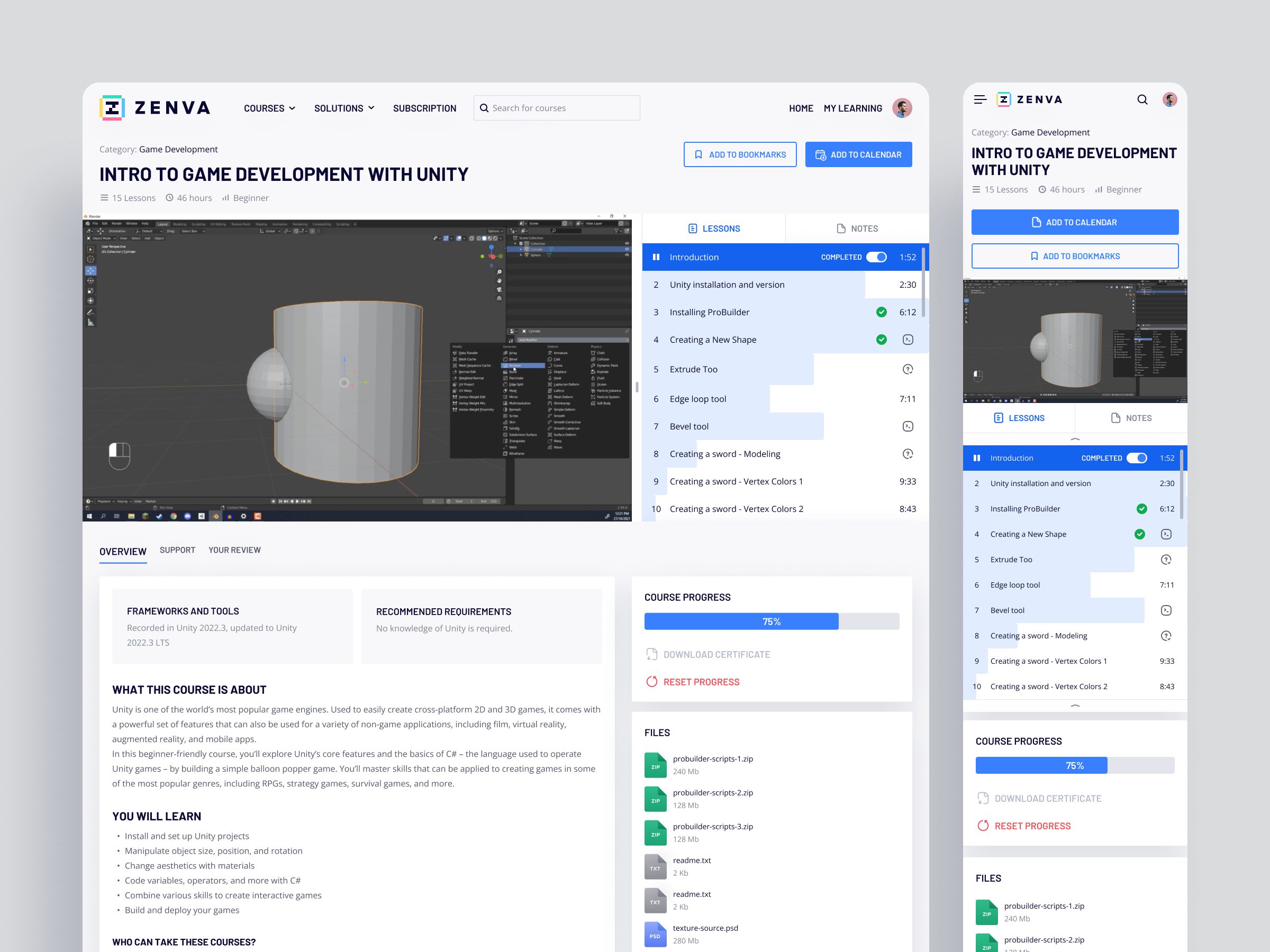 Zenva Academy by Shakuro on Dribbble