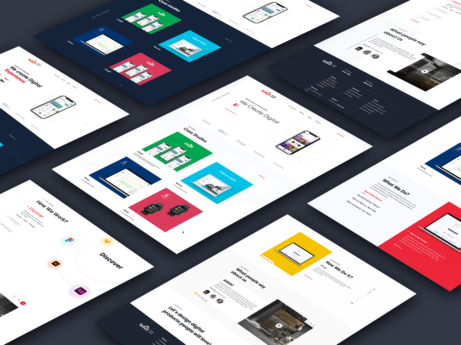 Design Studio Website by Bisma Ansari on Dribbble