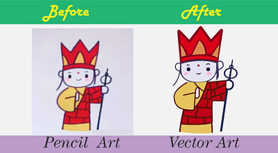 Pencil Drawing to Vector Tracing by Mohammad Mohi Uddin on Dribbble