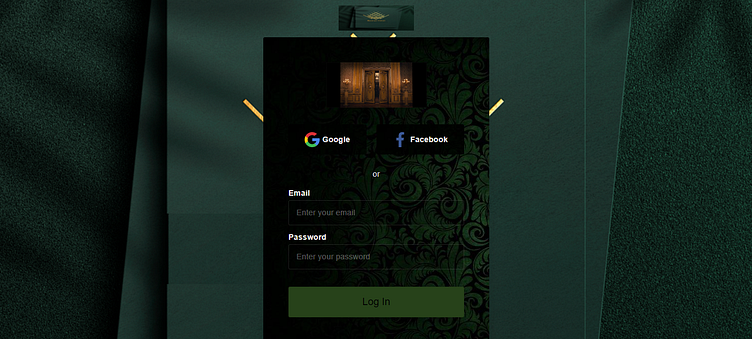 Hotel Login Form by Gaurav Tripathi on Dribbble