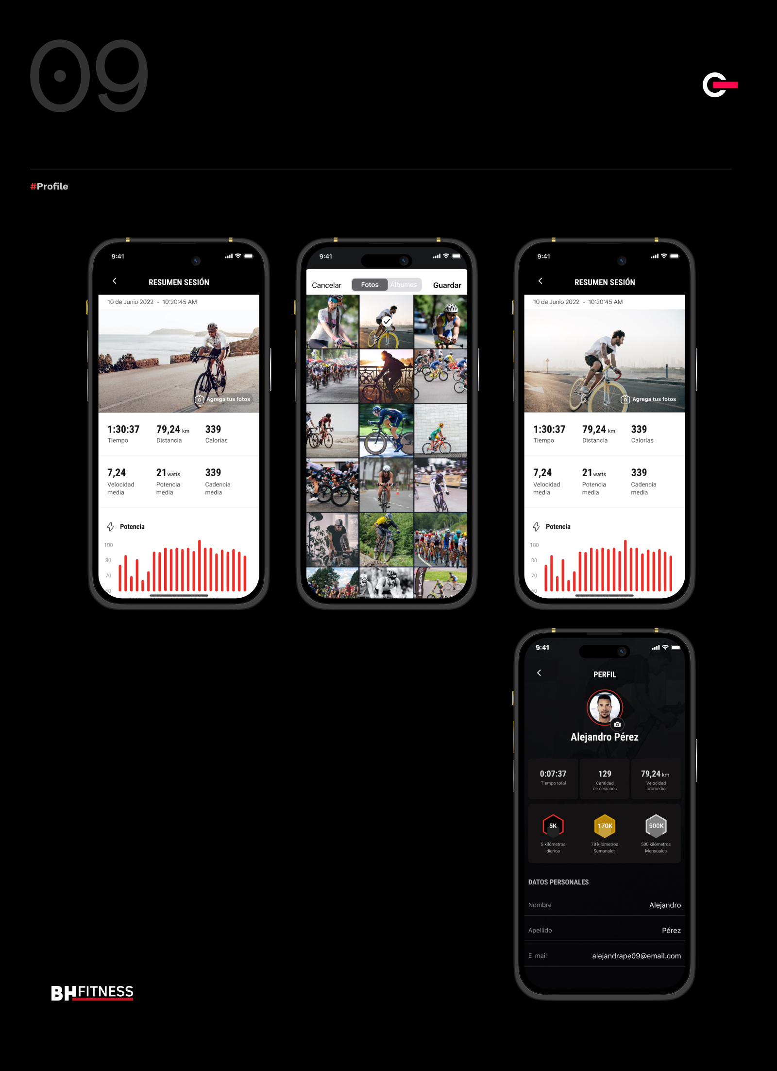 BH Connect - SmartBike mobile app by Mariano Perez on Dribbble