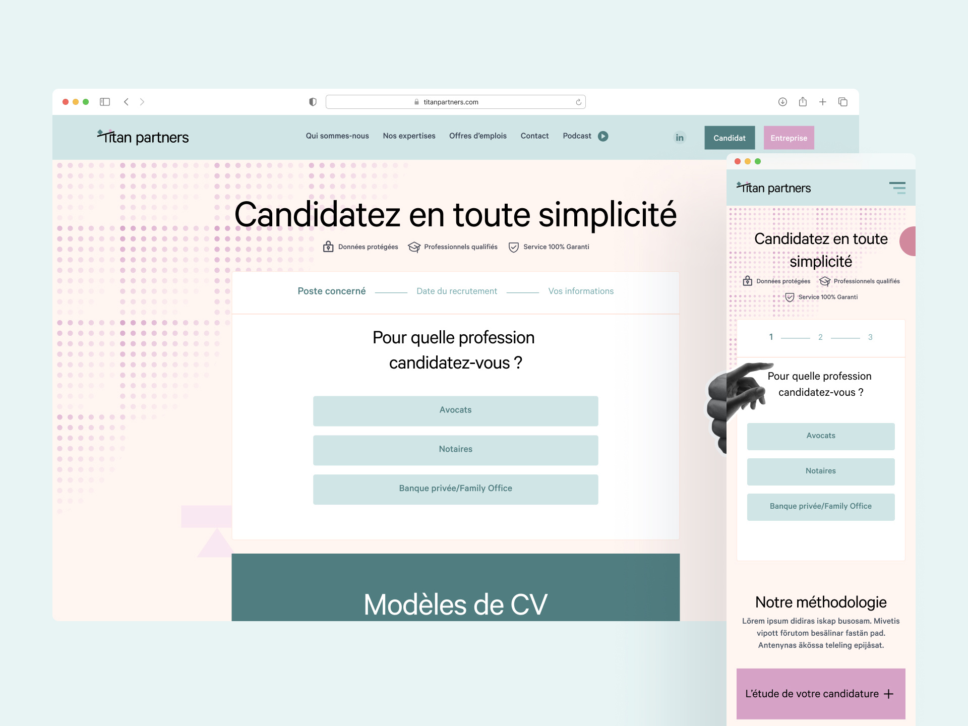 Titan Partners - Website by Flowthesun on Dribbble
