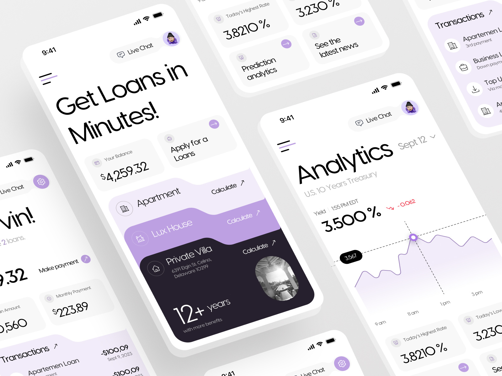 Loan Planner - Fintech Mobile App by Mirna Kusumawati on Dribbble