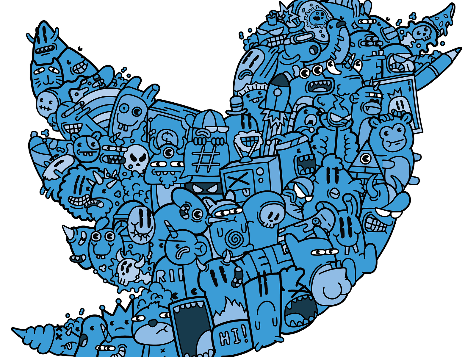 Twitter Doodles by Rifal Diansyah Nurachman on Dribbble