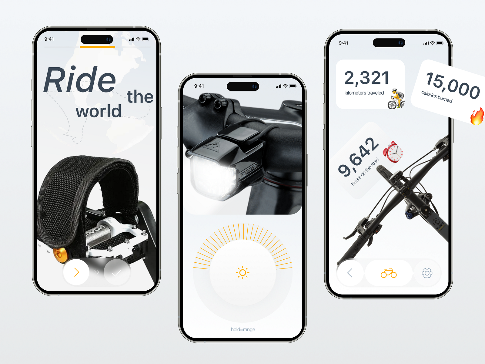 Bicycle - Mobile App Concept by Ruslan Vybornov on Dribbble