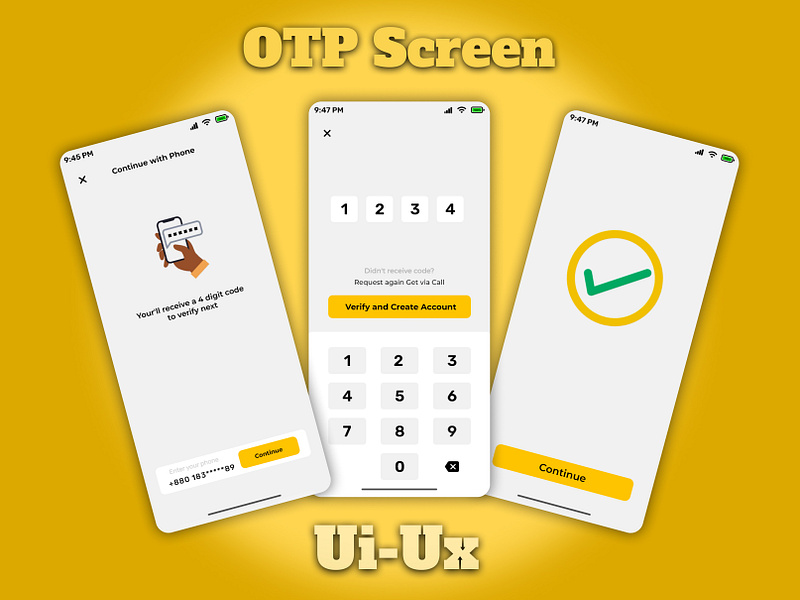 Otp Screen designs, themes, templates and downloadable graphic elements ...