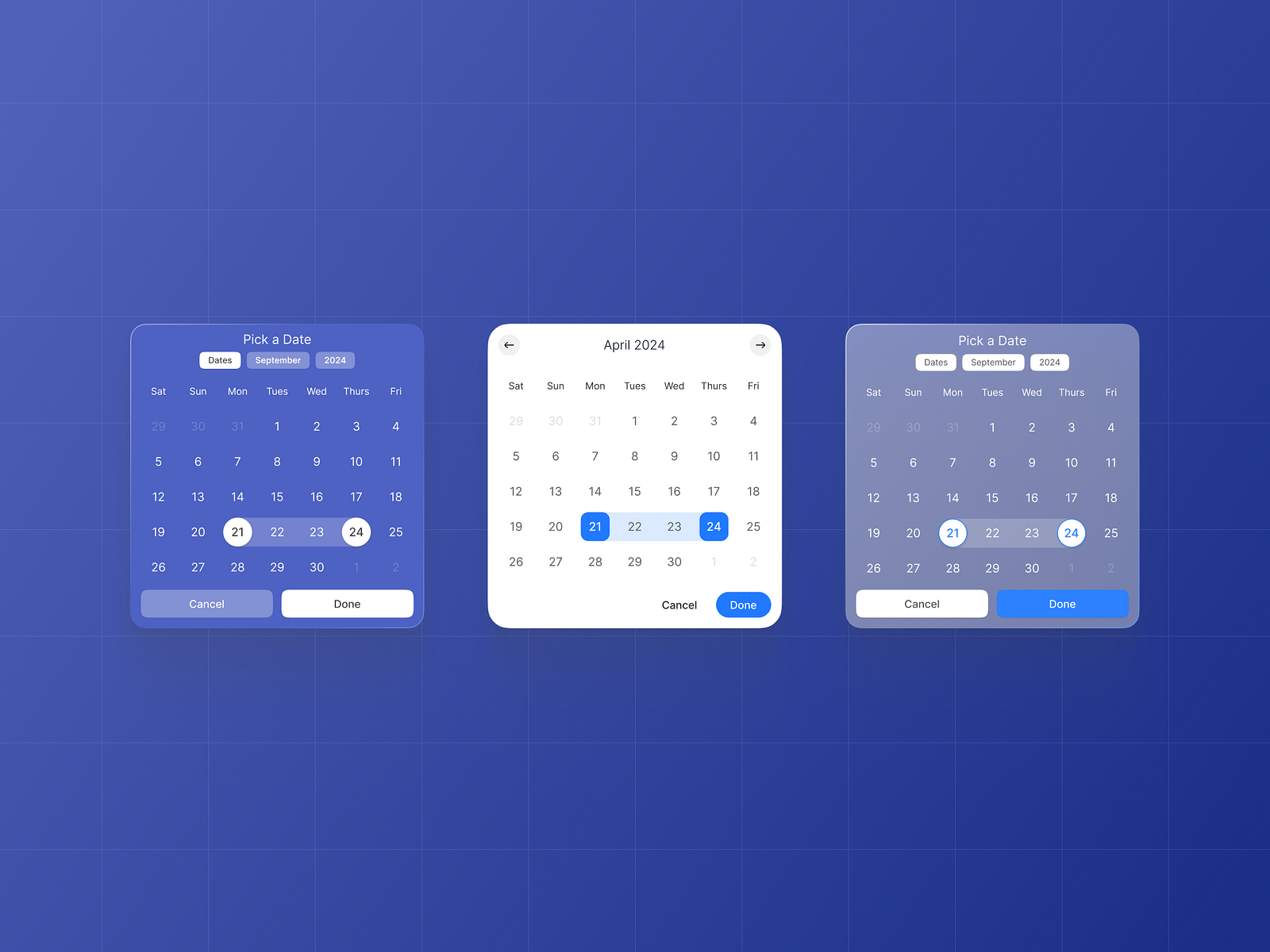 Minimal Calendar Ui Design by Rabbani Rasha Alvy on Dribbble