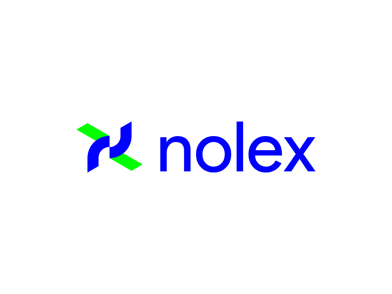 Nolex logo, letter mark n + x logo mark, consulting firm logo by Md ...