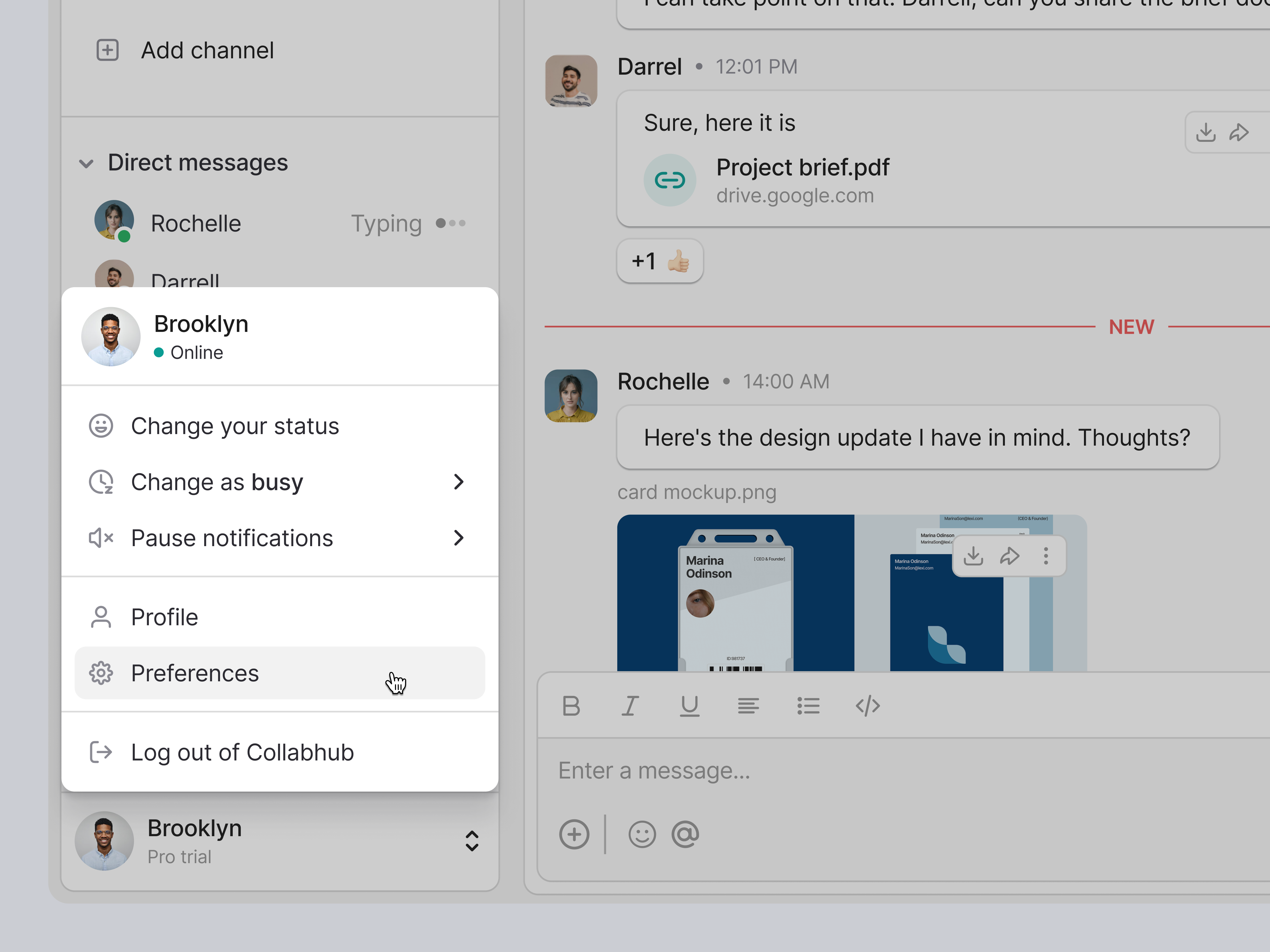 Notification - Collaborative Communication Platform Saas Webapp by ...