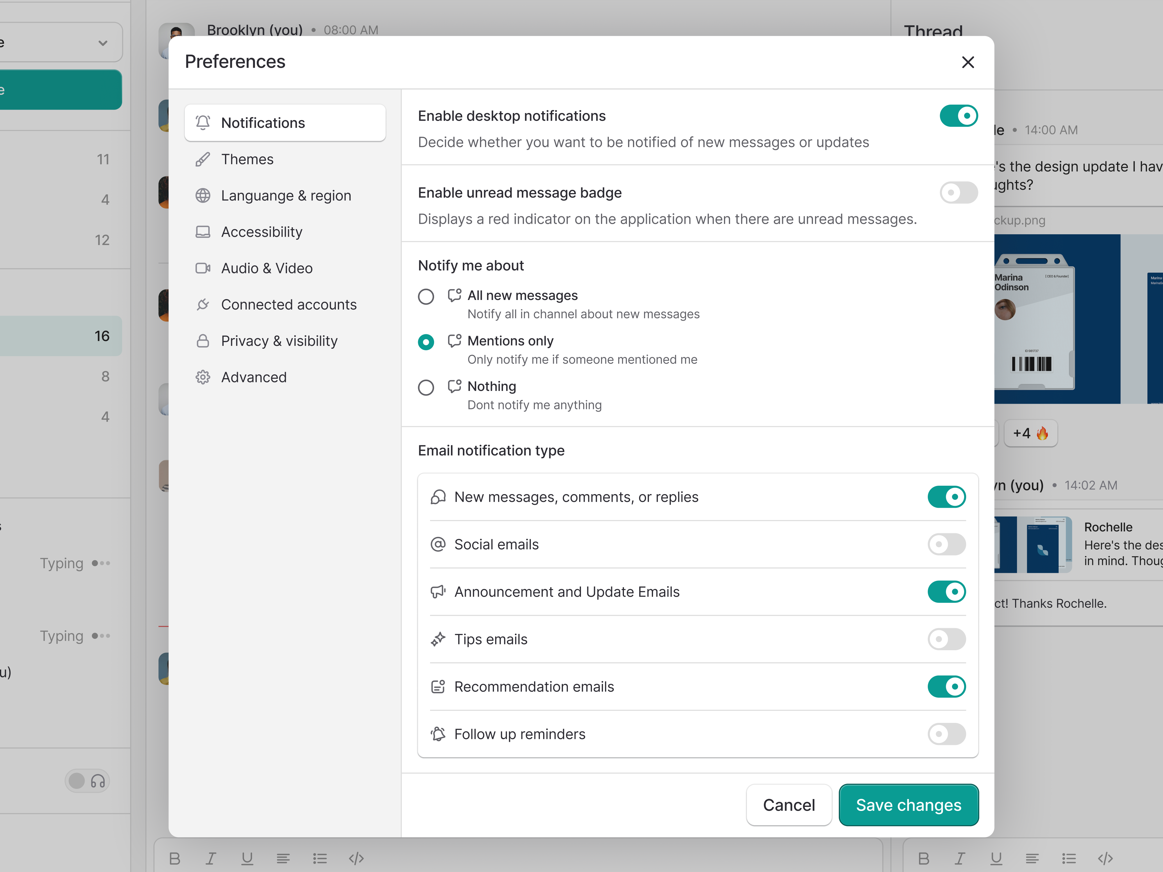 Notification - Collaborative Communication Platform Saas Webapp by Keitoto on Dribbble